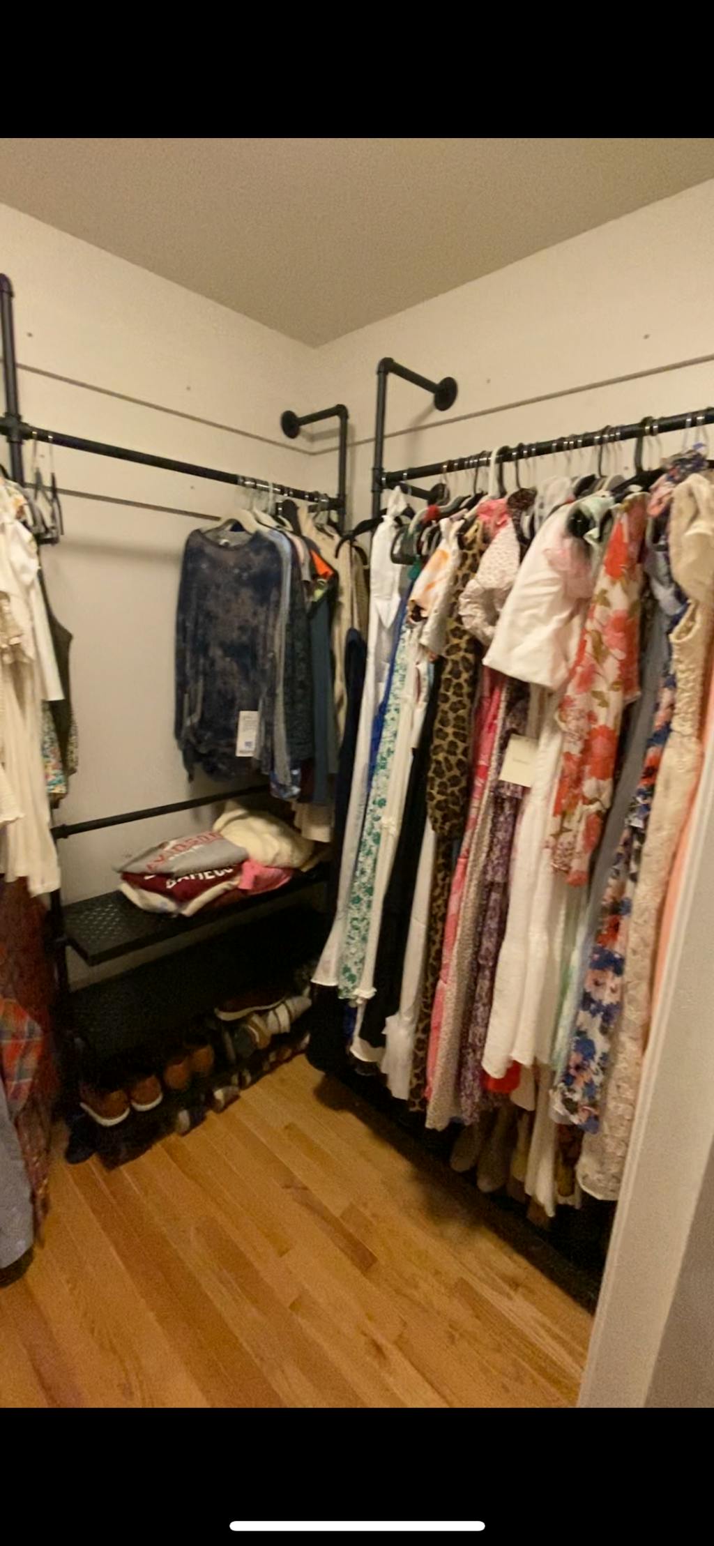 Open Closet System with Metal Shelf » Organized and Stylish | pamo ...