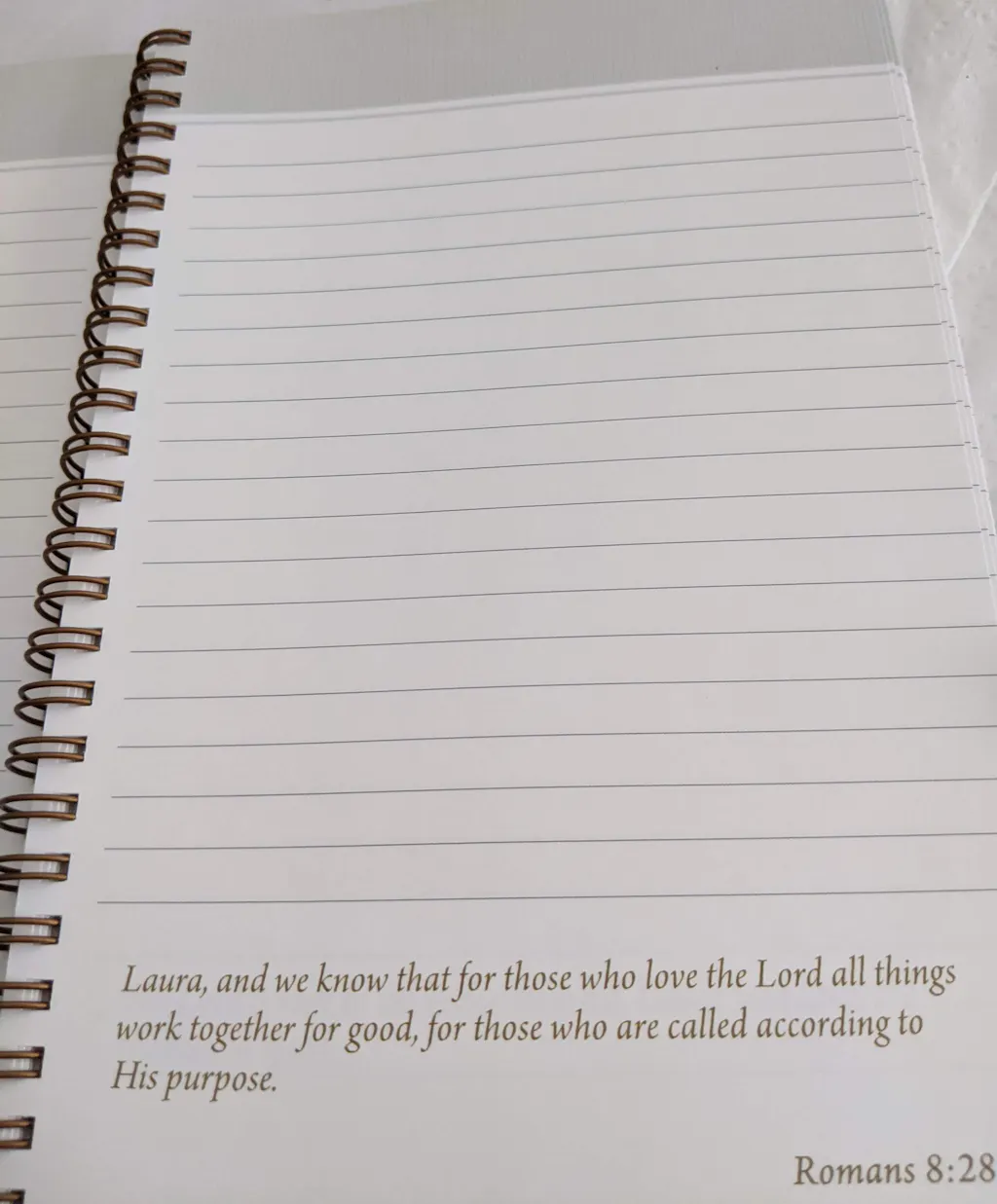 Personalized Bible Journal | Red Floral | Paper Sunday
