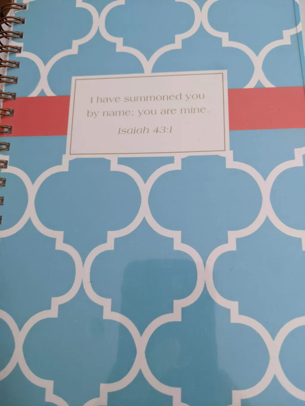 Personalized Bible Journal | Red Floral | Paper Sunday