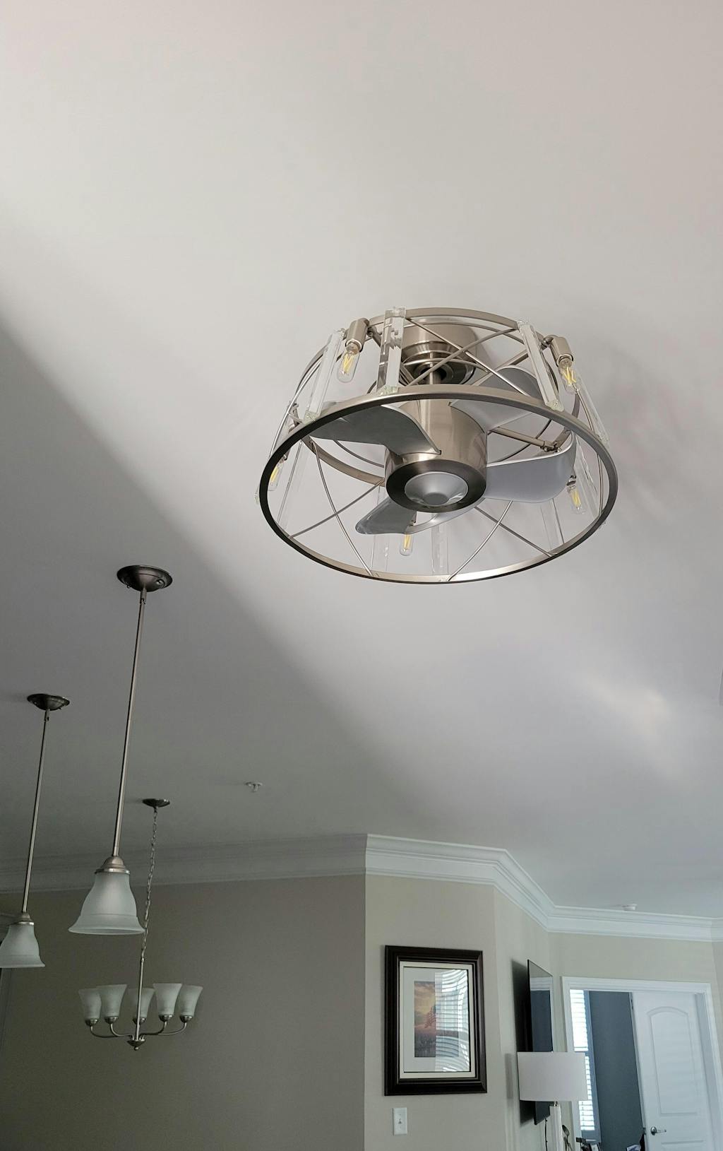 84" or 100" Industrial Extra Large Ceiling Fan with Remote Control ...