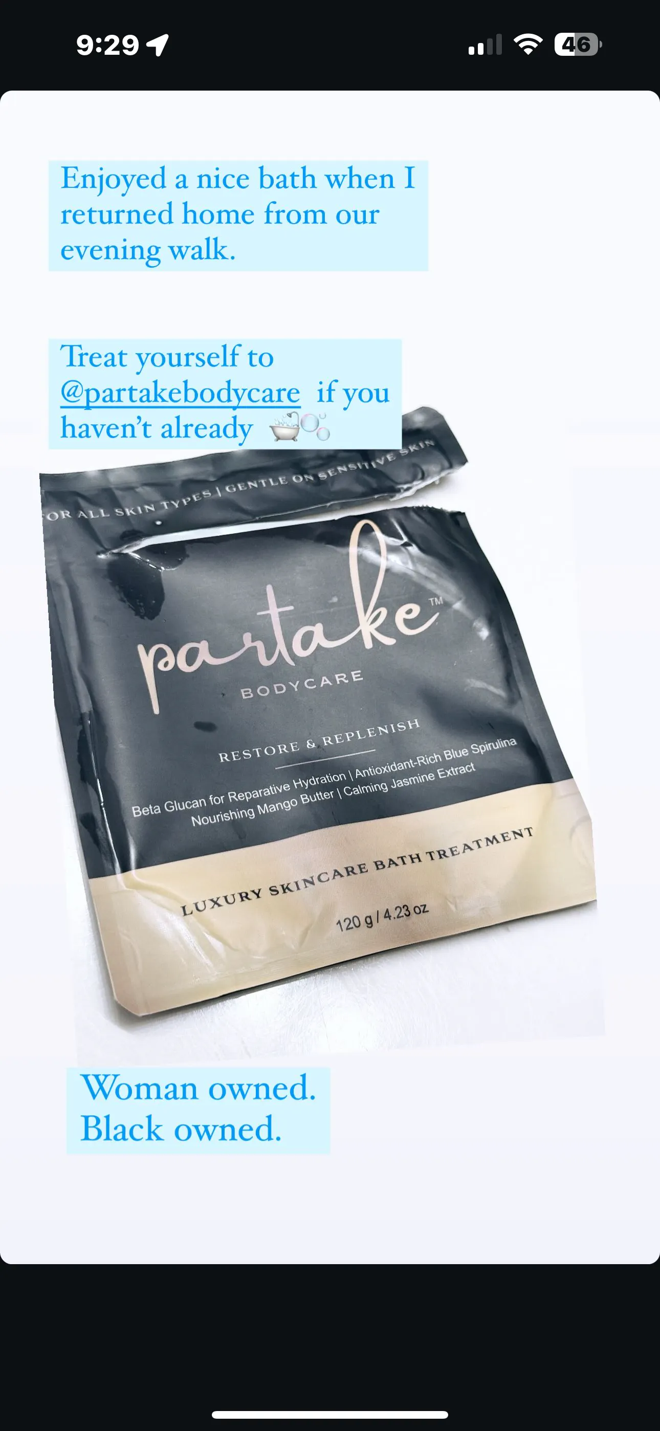 Partake Bodycare Restore & Replenish Luxury Skincare Bath Soak with ...