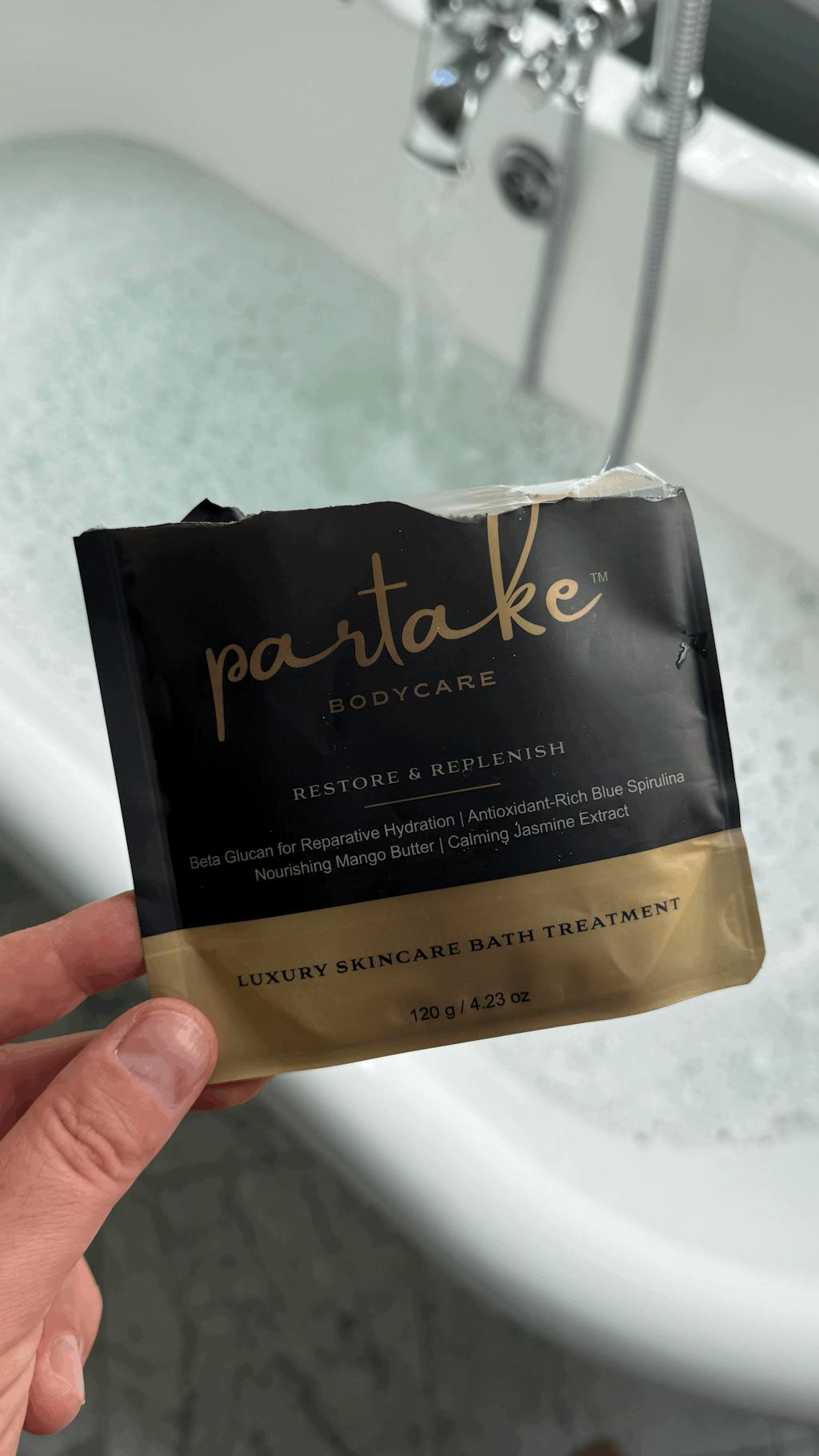 Partake Bodycare Restore & Replenish Luxury Skincare Bath Soak with ...