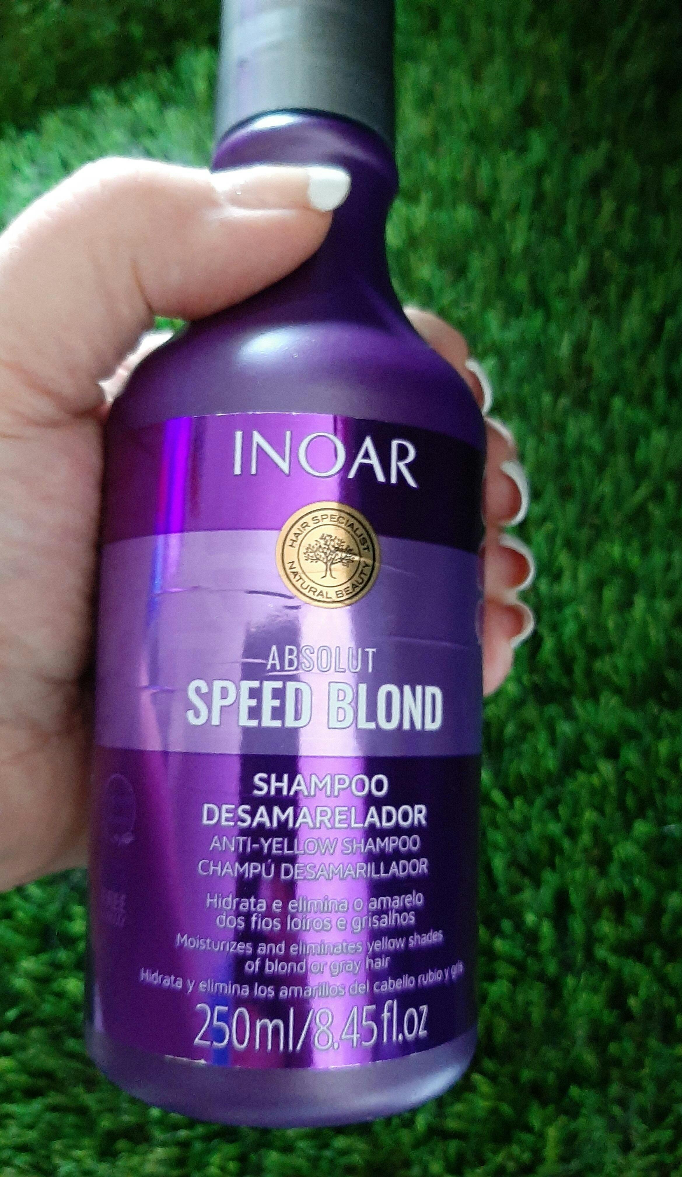 Inoar Absolut Speed Blond Shampoo 250Ml - Inoar– Partners Hair Design