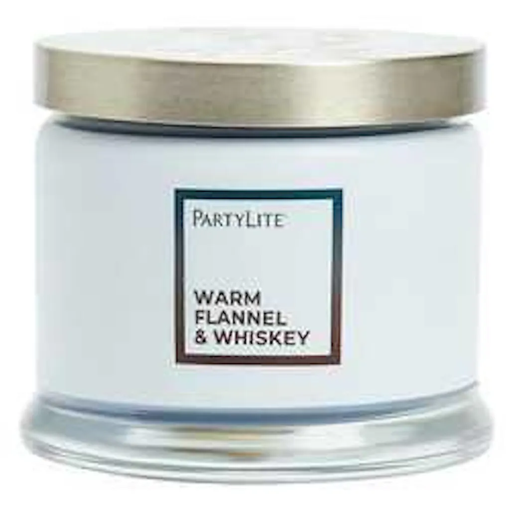Warm Flannel & Whiskey 3-Wick Jar Candle | PartyLite – PartyLite US