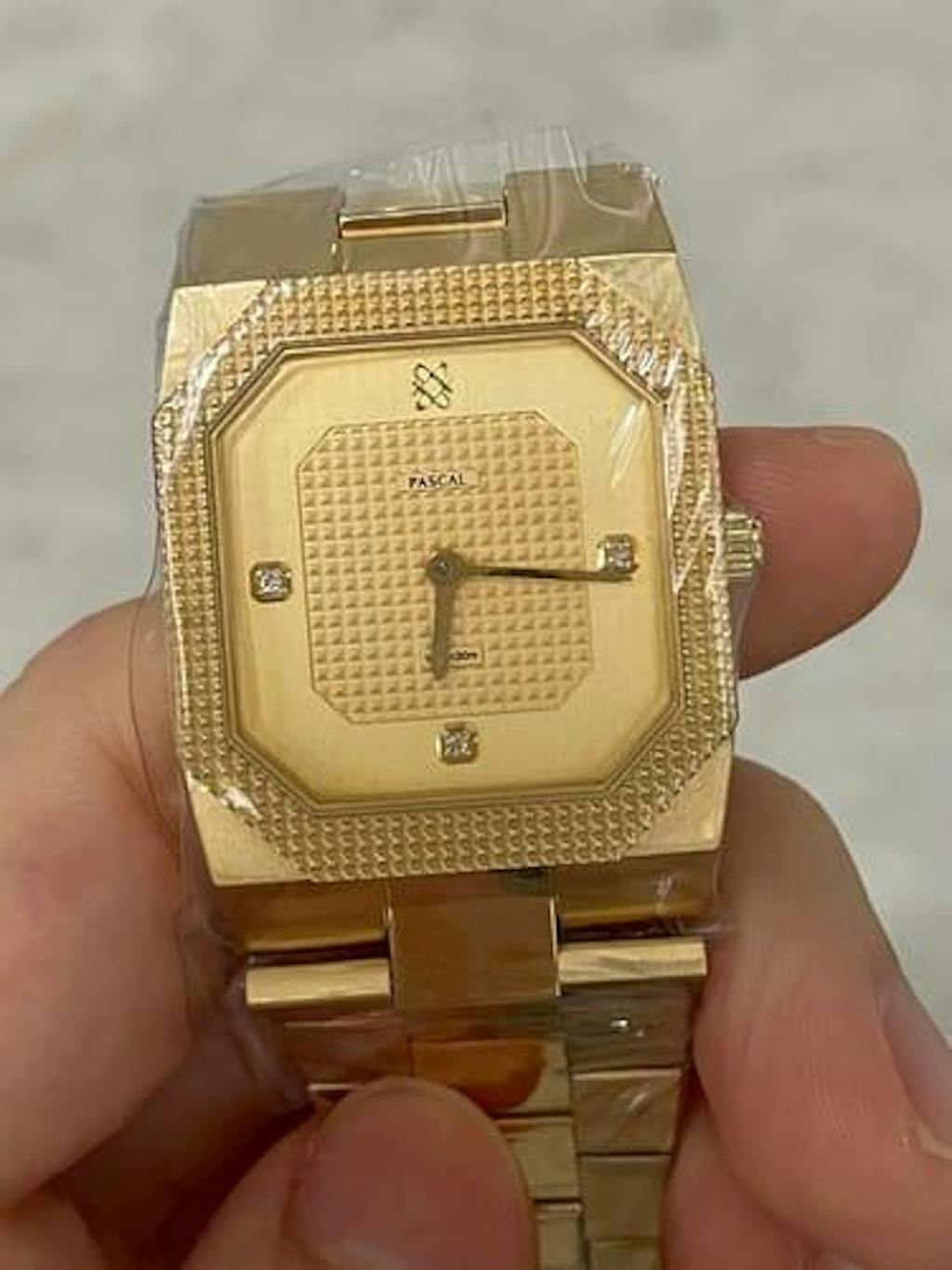 Octagonal Clou de Paris Diamond Watch | PASCAL