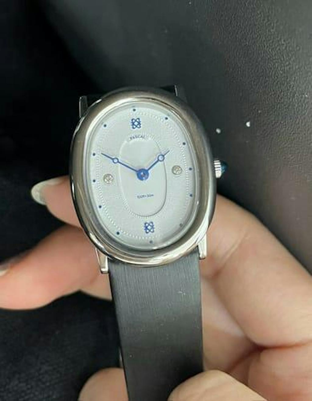 Oval Bubble Diamond Watch | PASCAL