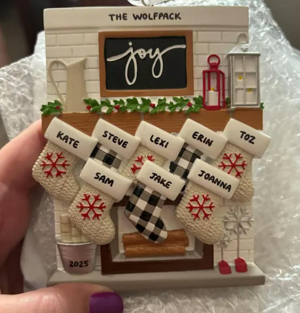 Shih Tzu Nest Christmas Mica Ornament GFSPYC105 – Patchique Store