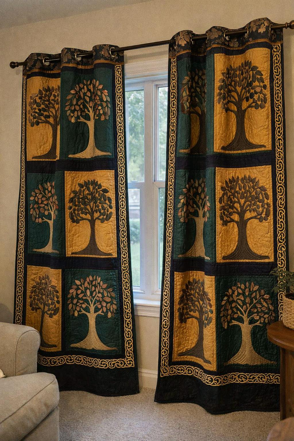 Mardi Gras Quilted Curtains GFTONT6098 – Patchique Store