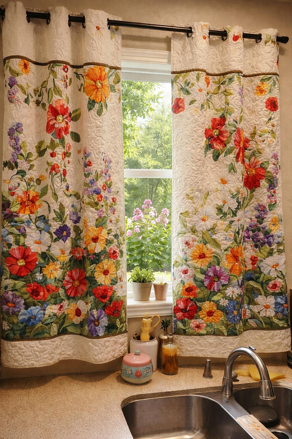 Mardi Gras Quilted Curtains GFTONT6098 – Patchique Store
