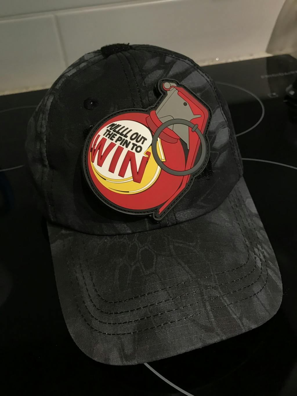 Pull the pin to win Patch + Sticker – PatchPanel