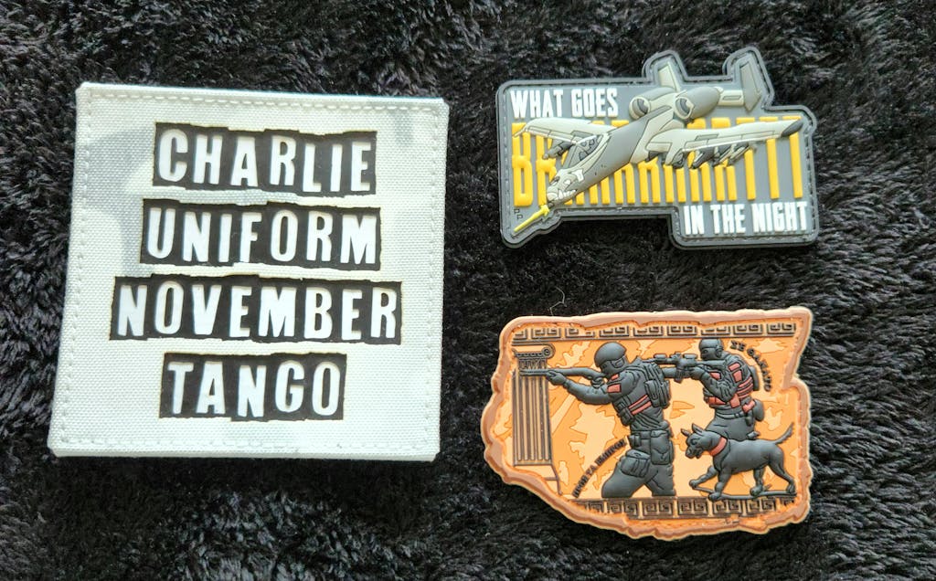 What goes BRRRRT in the night Patch + Sticker – PatchPanel