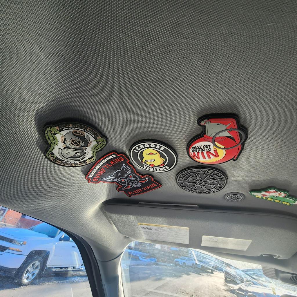 Pull the pin to win Patch + Sticker – PatchPanel