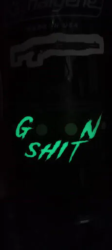 Goon Shit - Glow in the Dark Sticker – PatchPanel