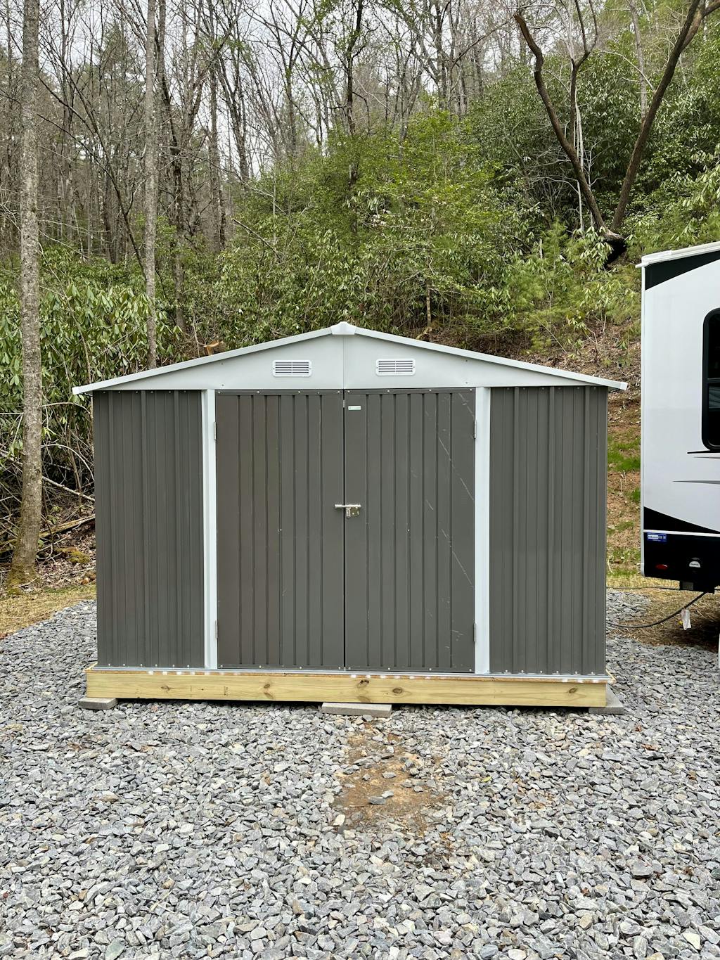 10x10 Metal Shed Pro | Patiowell