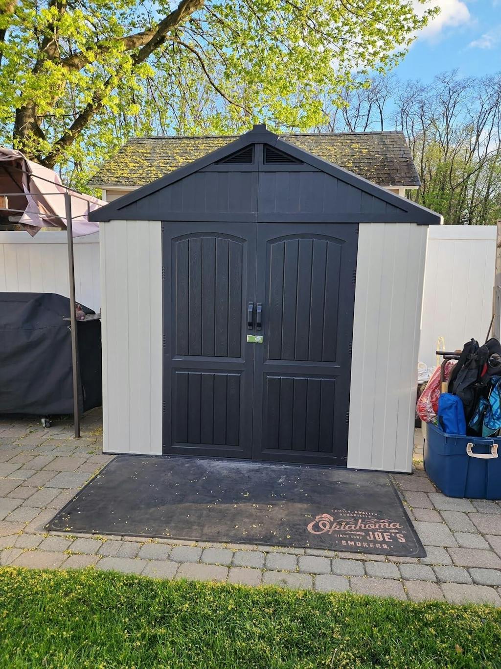 Kick-it 8x10 Plastic Storage Shed Pro | Patiowell
