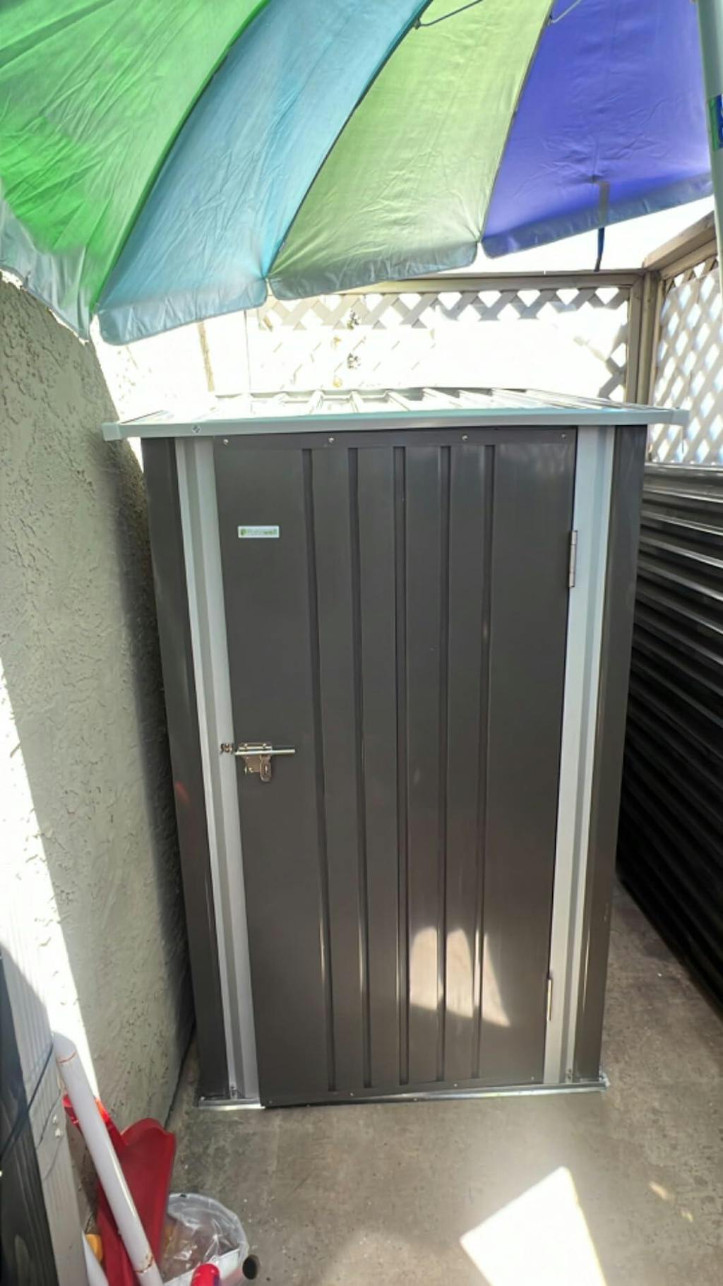 3x3 Storage Outdoor Metal Shed | Patiowell