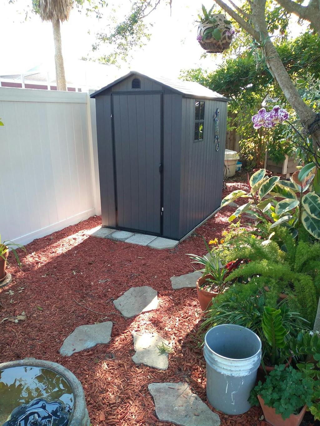 4x6 Plastic Storage Shed (6x4 Shed) | Patiowell