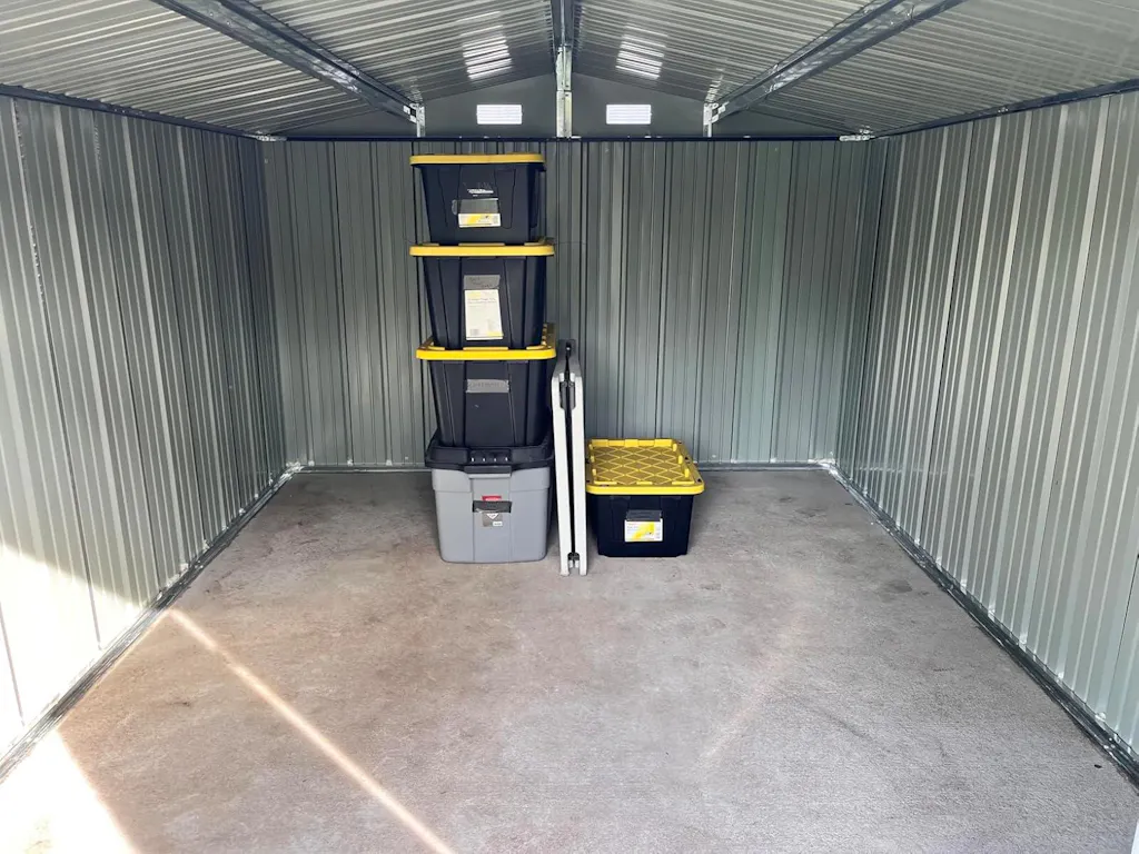 10x10 Metal Storage Shed with Floor (Optional)