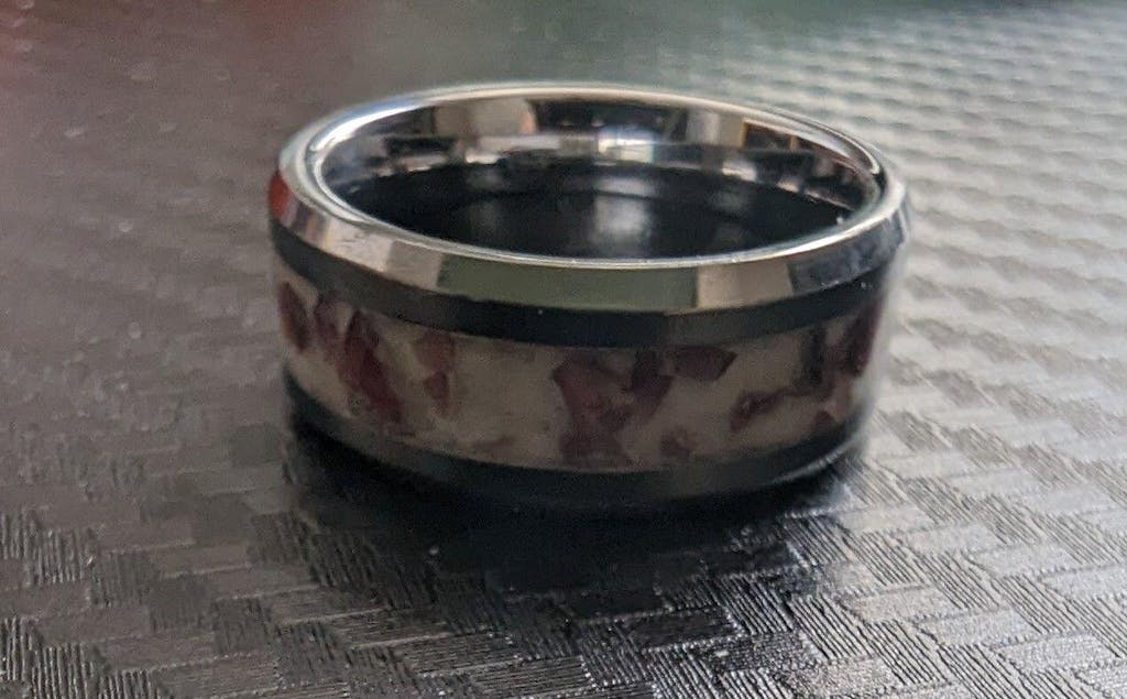 Birthstone Stackable Ring with Glowstone | Patrick Adair Designs