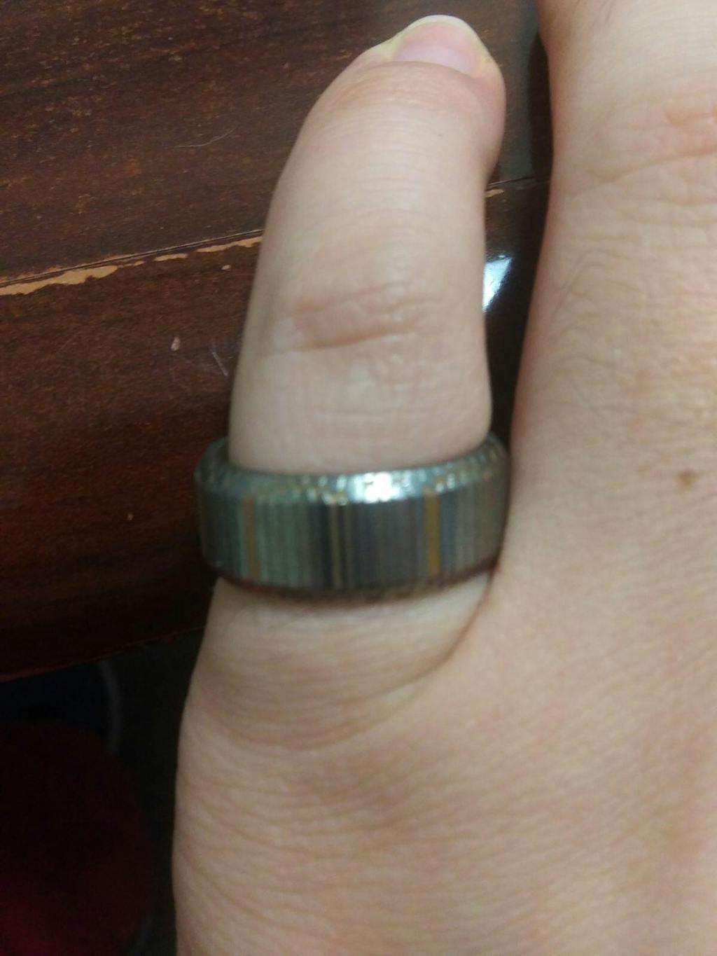Etched Tilted Superconductor Ring 2.0 | Patrick Adair Designs