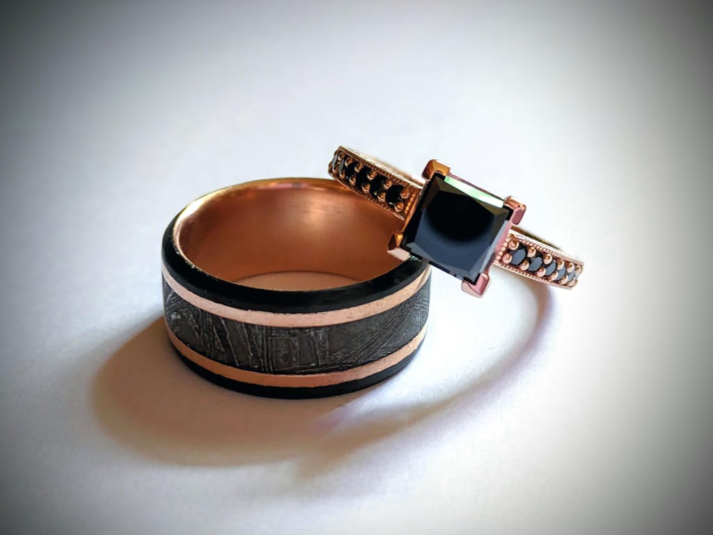 Obsidian Meteorite Ring | Patrick Adair Designs