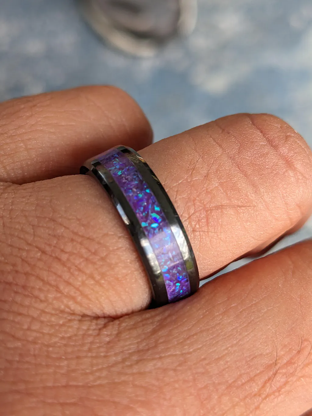 Boundless Lavender Opal Glowstone Ring | Patrick Adair Designs
