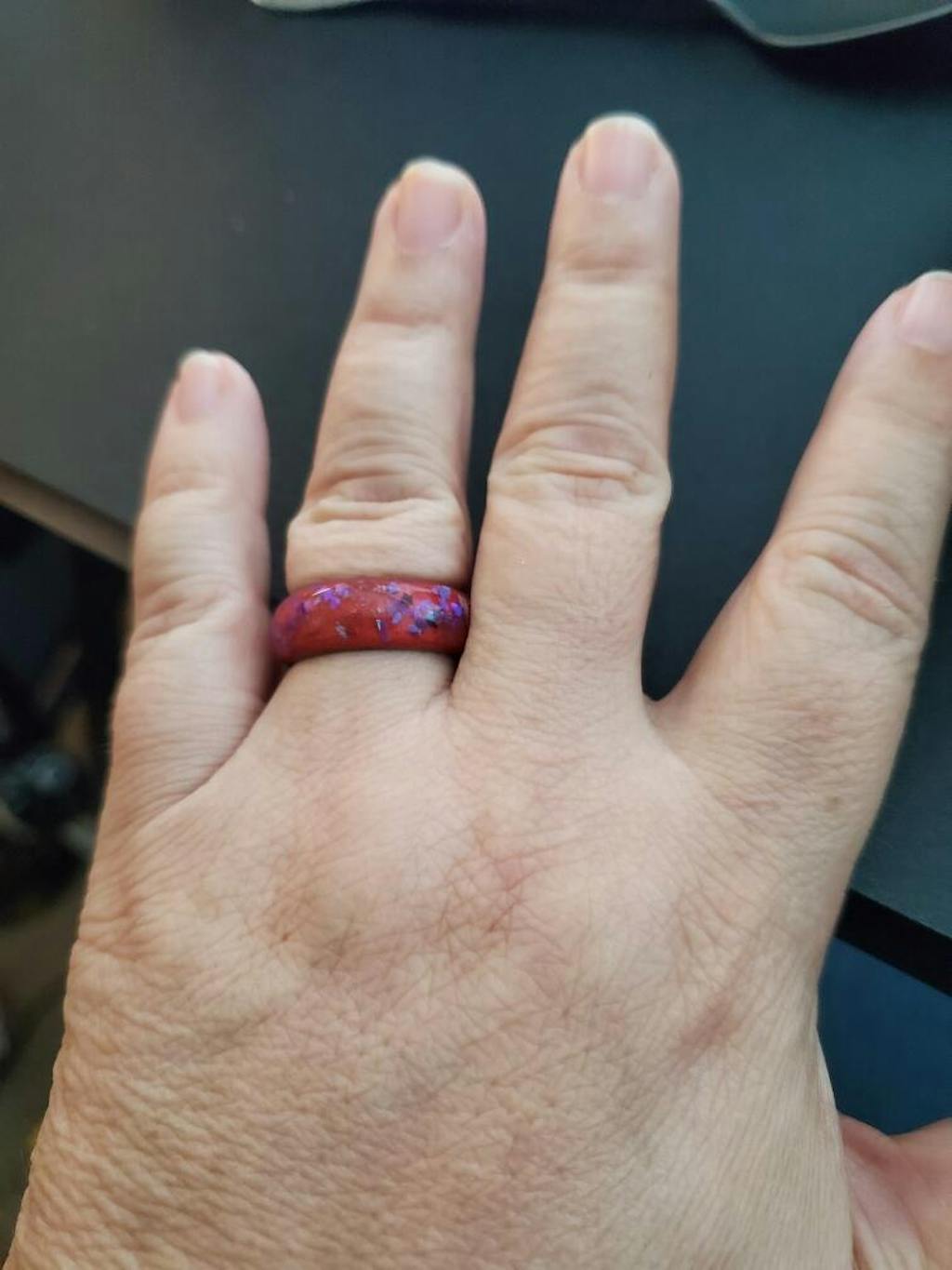 Custom Titanium Glowstone Ring | Patrick Adair Designs