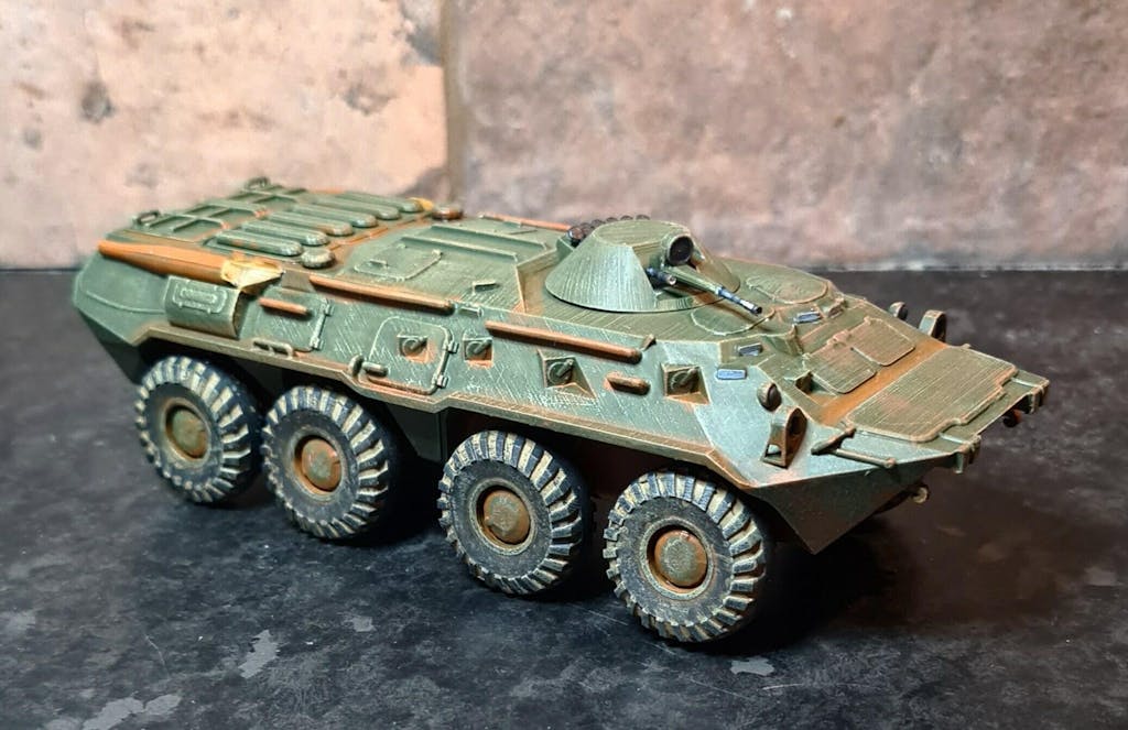 BTR-80 - Modern Wargaming Miniatures for Tabletop RPG - 28mm / 20mm Sc