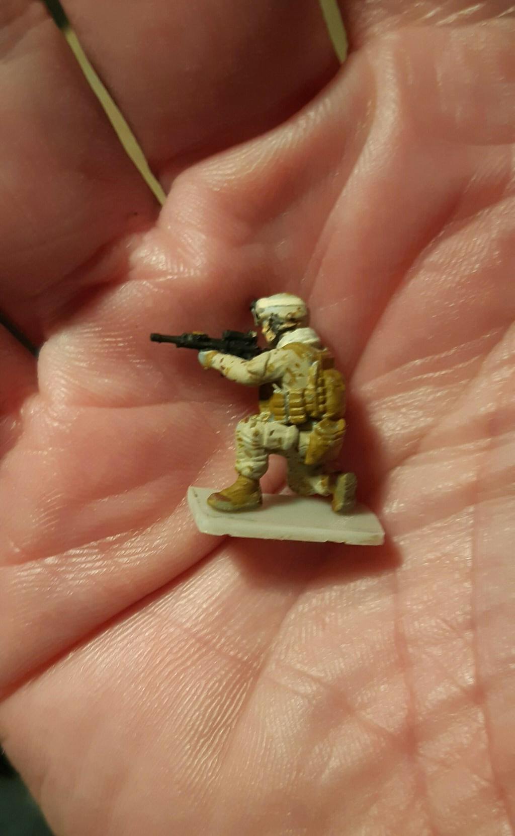 USMC Rifle Squad - Modern Wargaming Miniatures for Tabletop RPG - 28mm