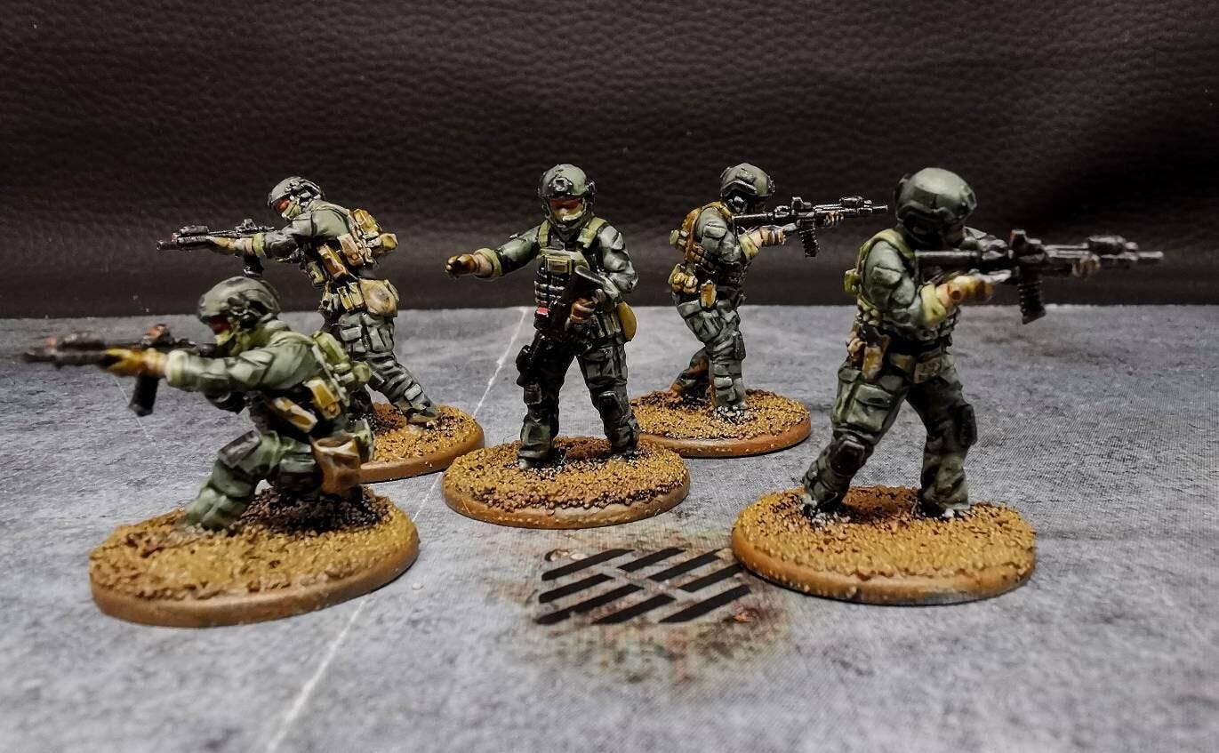 USMC Specialists - Modern Wargaming Miniatures for Tabletop RPG - 28mm