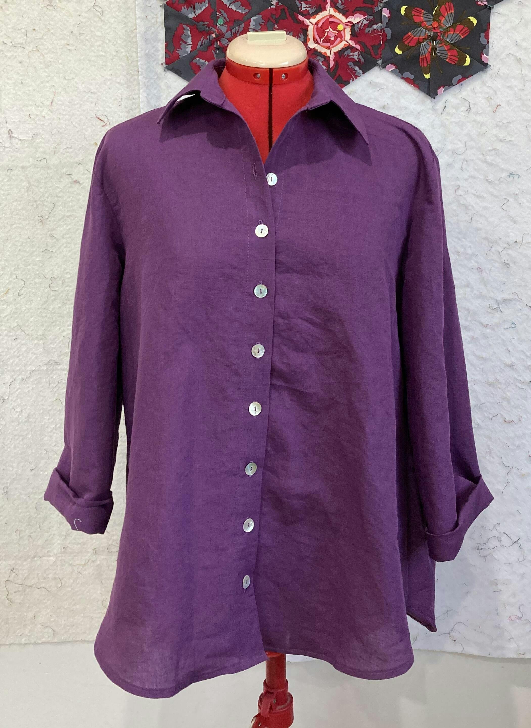 PDF Shirt Pattern | All In Button Up Shirt Sewing Pattern – Pattern ...