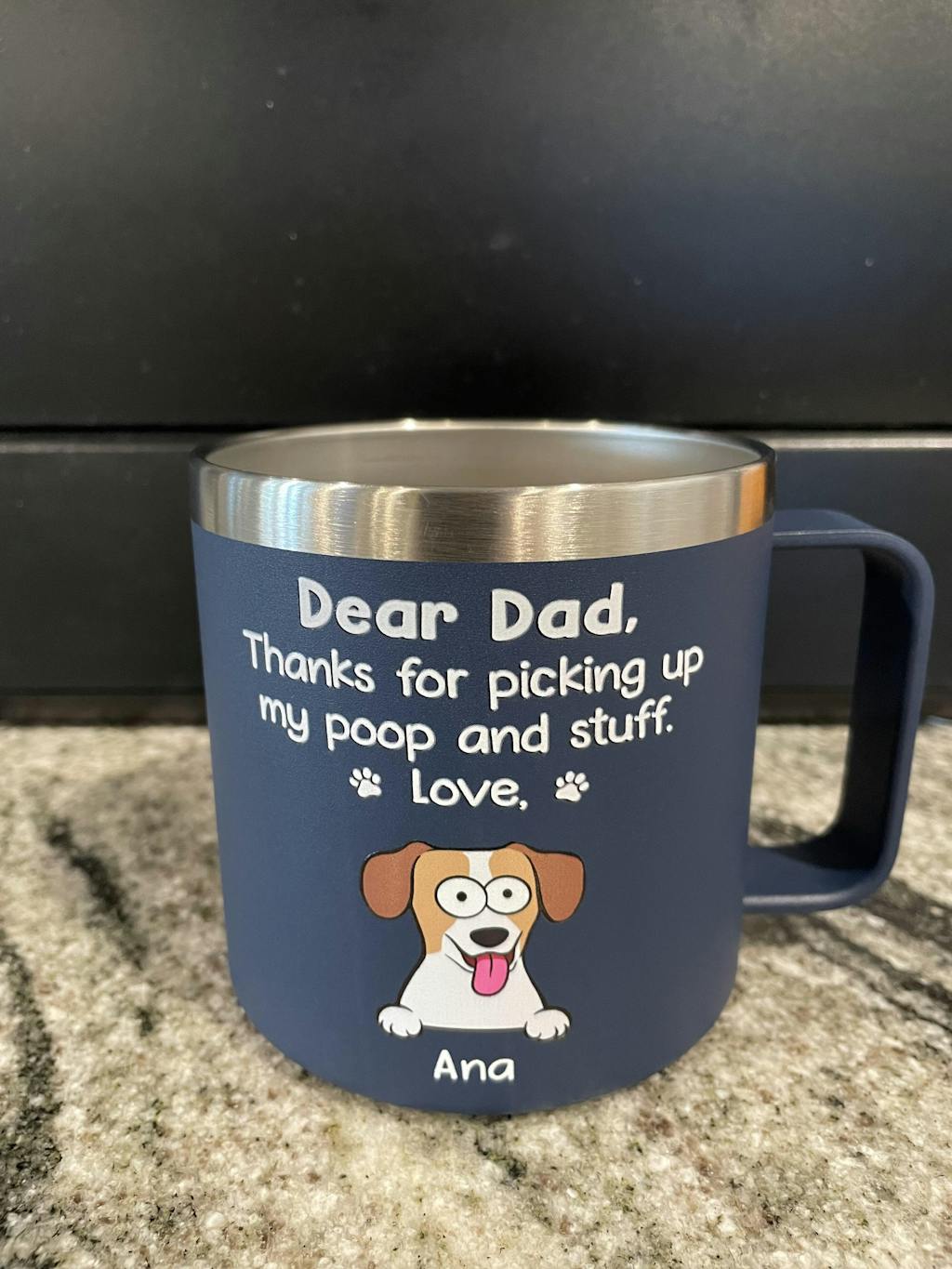 Thanks For Being My Human Servant - Dog Personalized Custom 14oz Stain - PawfectHouse™