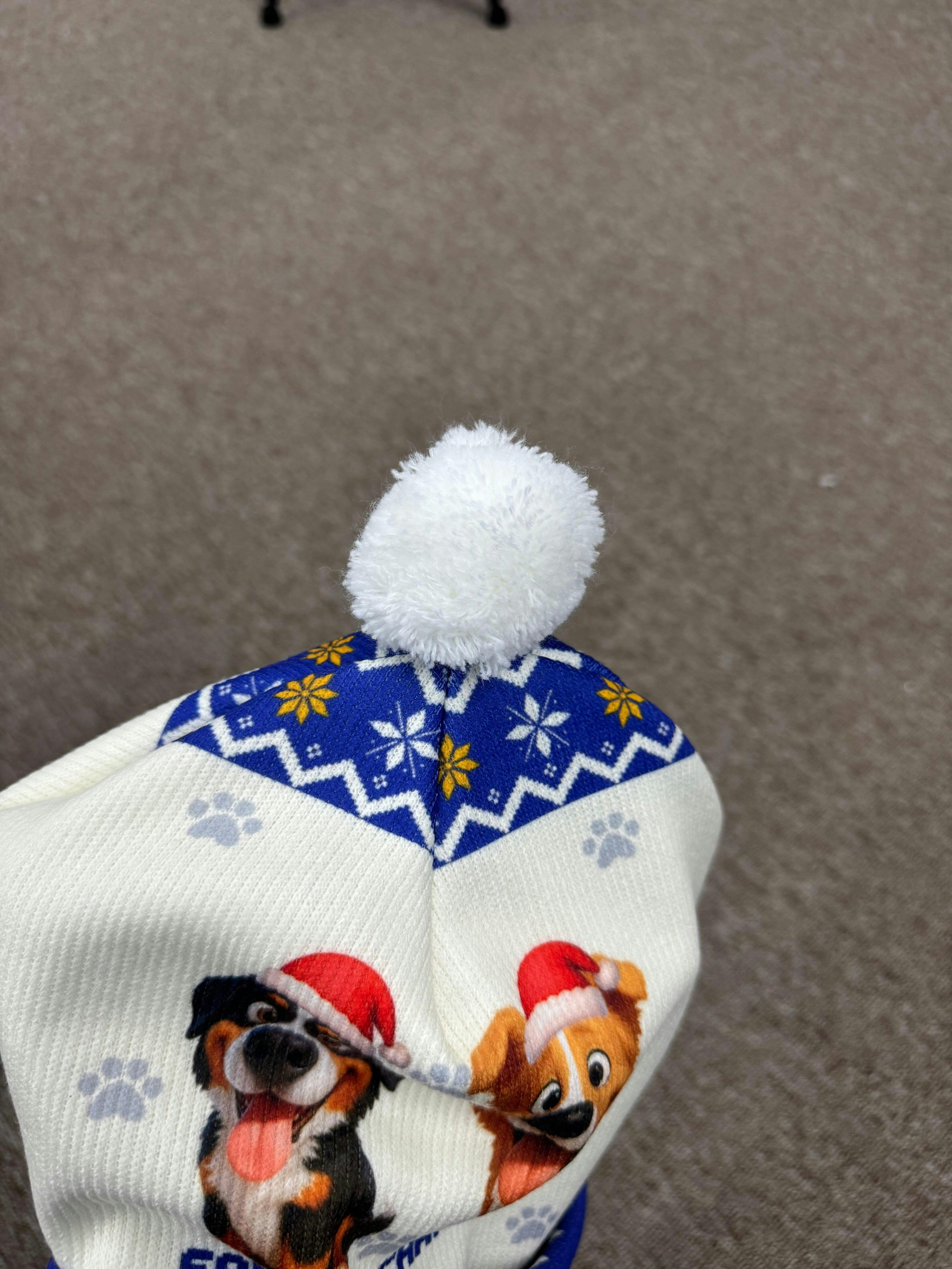 Personalized Custom Bobble Beanie Hat - Just A Girl And Her Lovely Dogs ...