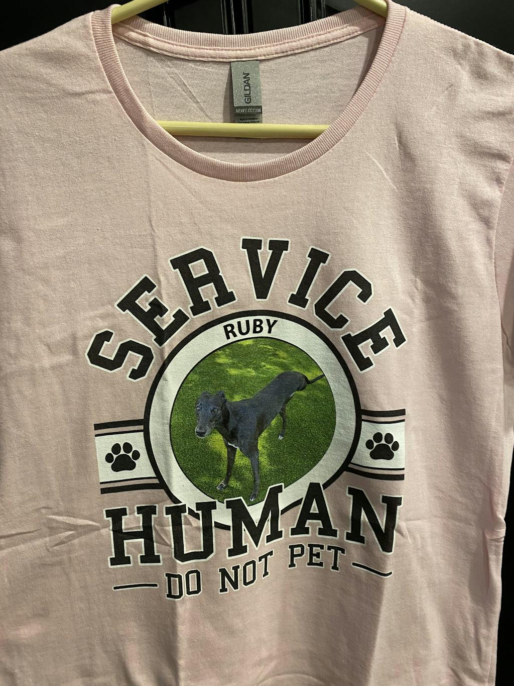 Service Human Logo - Personalized Custom Unisex T-shirt – PAWSIONATE
