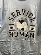 Service Human Logo - Personalized Custom Unisex T-shirt – PAWSIONATE