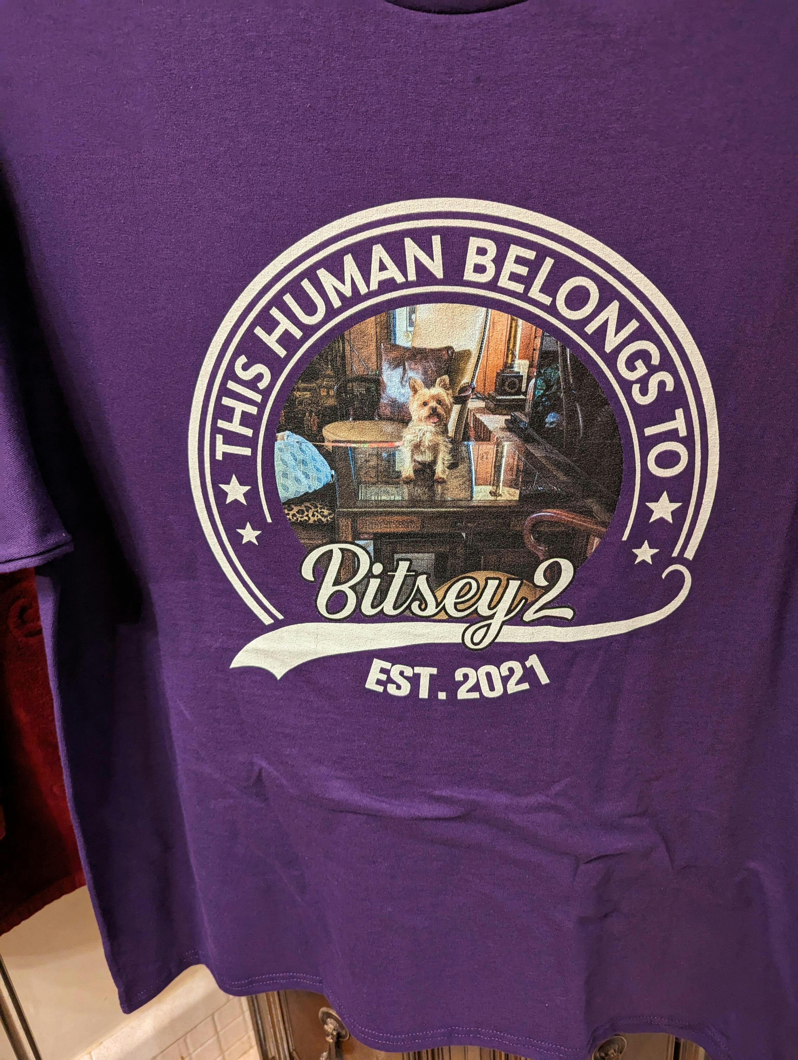 Human Belongs To Dog Version 2 - Personalized Custom Unisex T-shirt ...