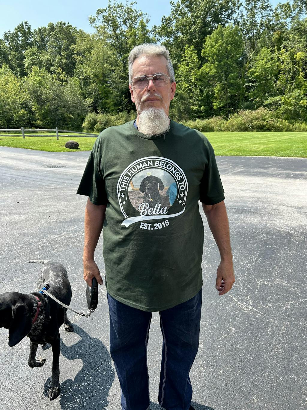 Human Belongs To Dog Version 2 - Personalized Custom Unisex T-shirt ...