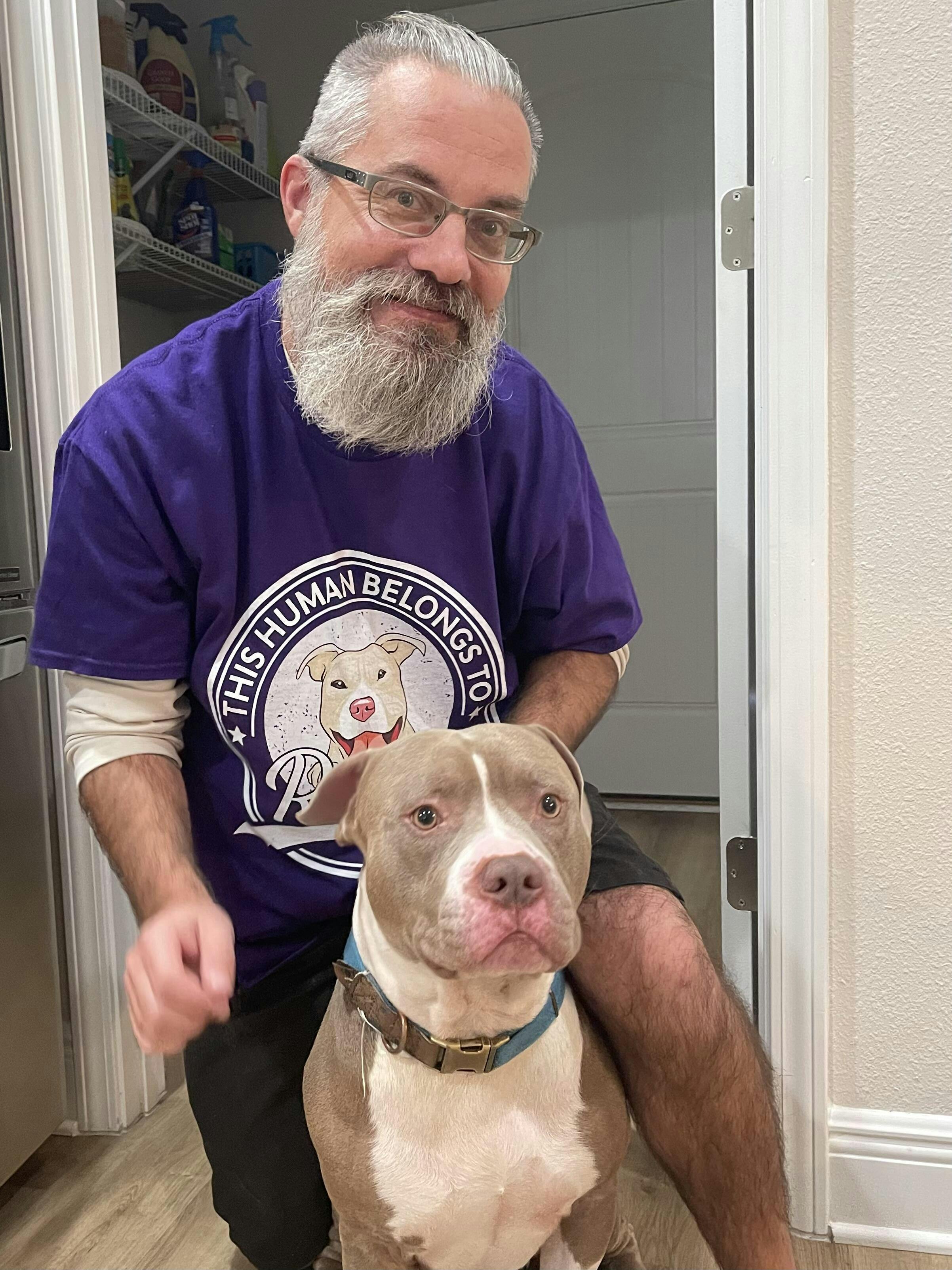 Human Belongs To Dog Version 2 - Personalized Custom Unisex T-shirt ...