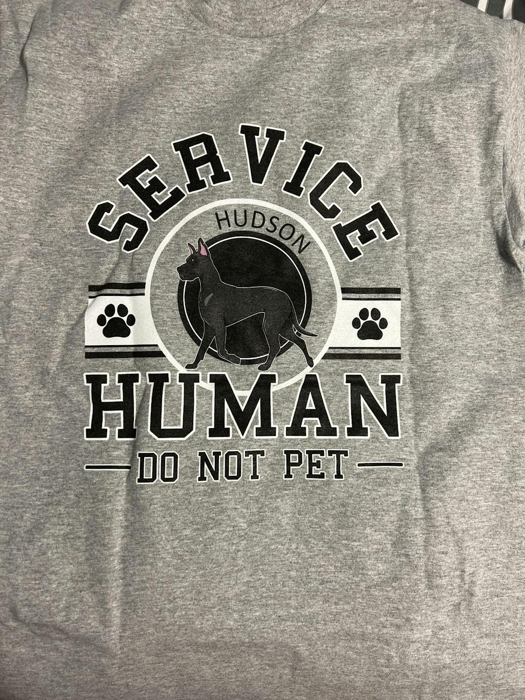 Service Human Logo - Personalized Custom Unisex T-shirt – PAWSIONATE