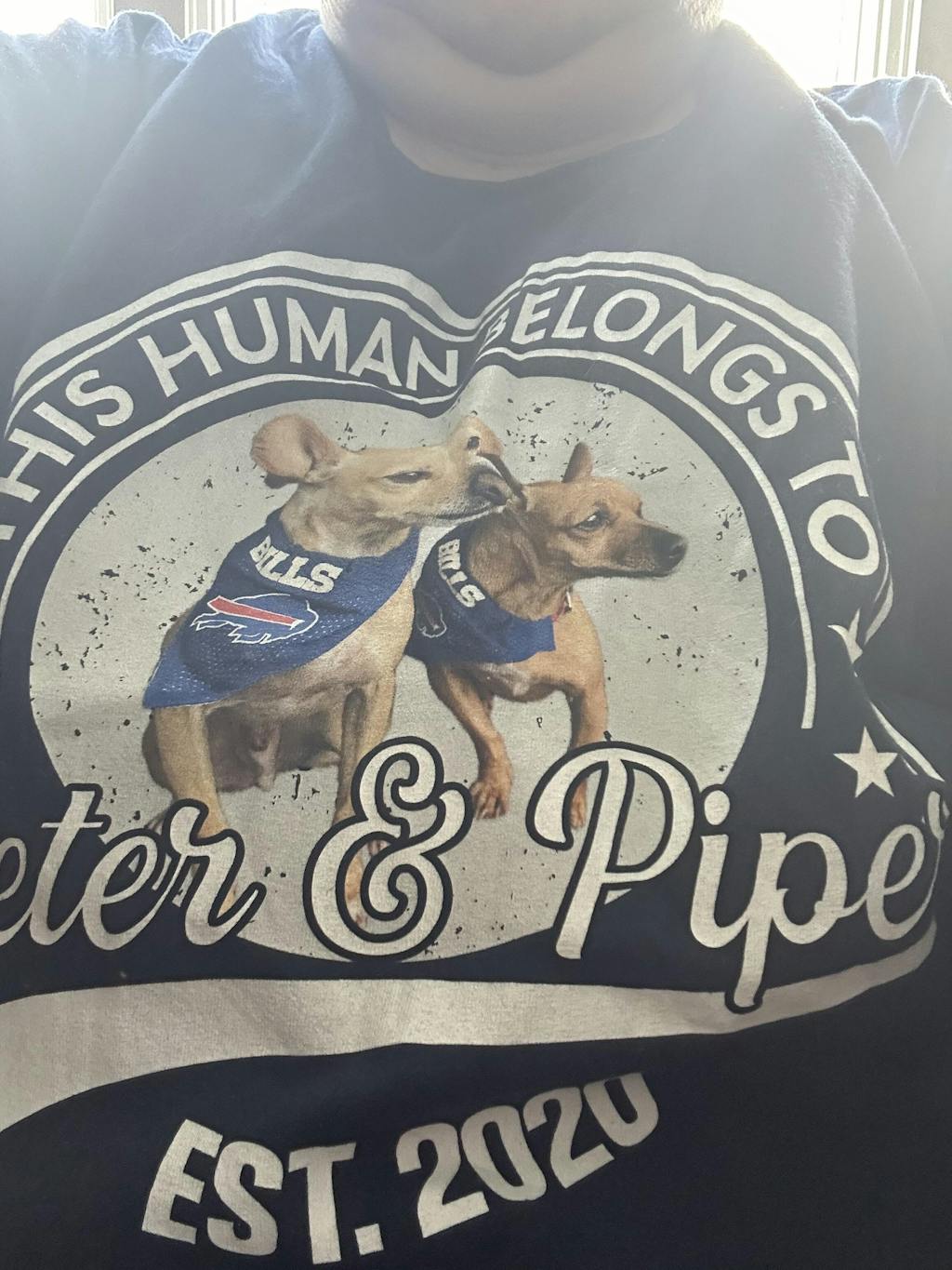 Human Belongs To Dog Version 2 - Personalized Custom Unisex T-shirt ...