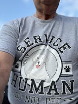 Service Human Logo - Personalized Custom Unisex T-shirt – PAWSIONATE