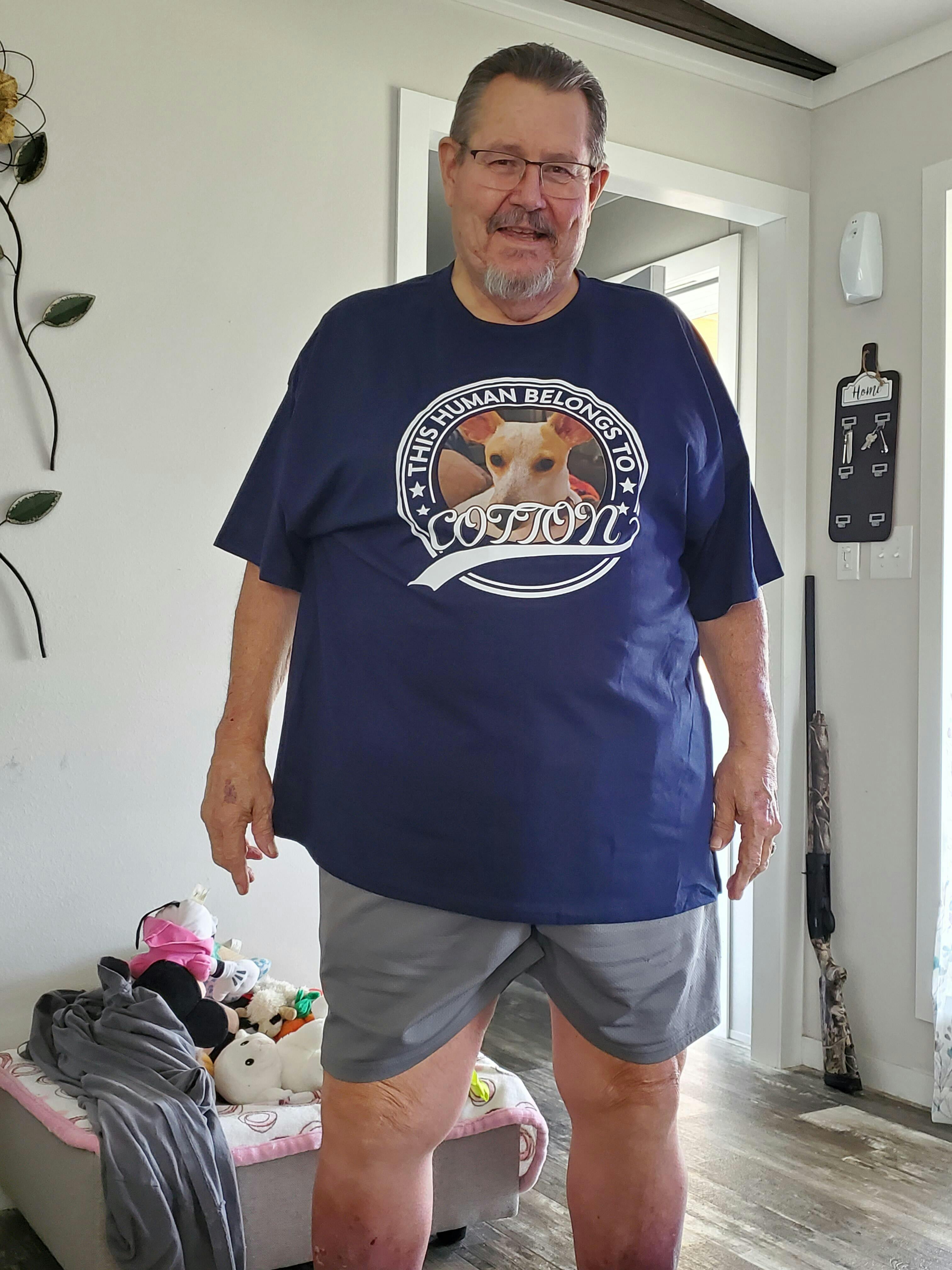 Human Belongs To Dog Version 2 - Personalized Custom Unisex T-shirt ...