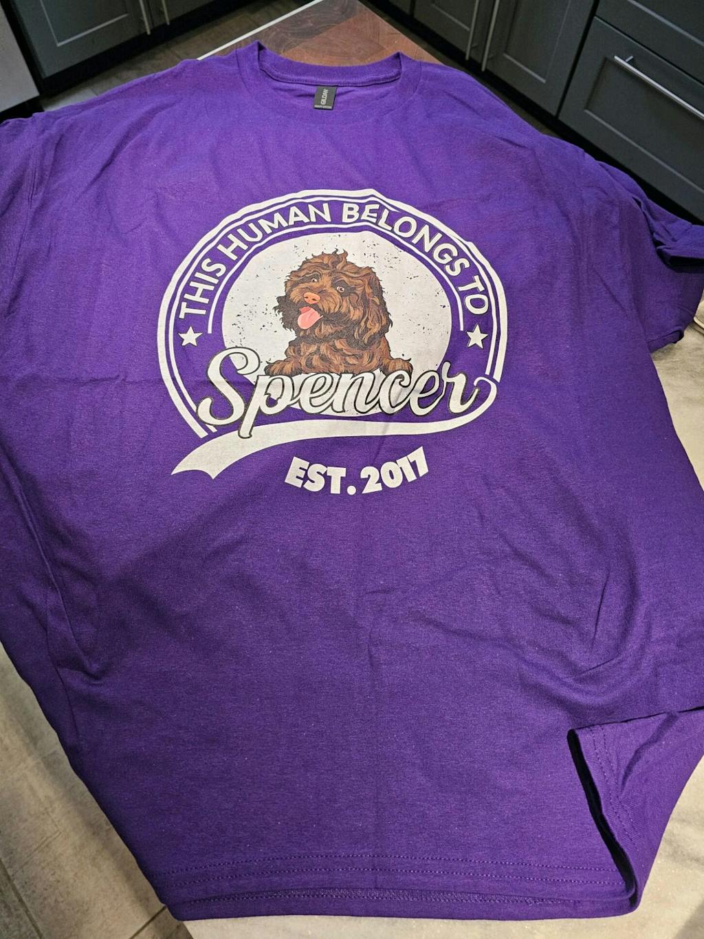 Human Belongs To Dog Version 2 - Personalized Custom Unisex T-shirt ...