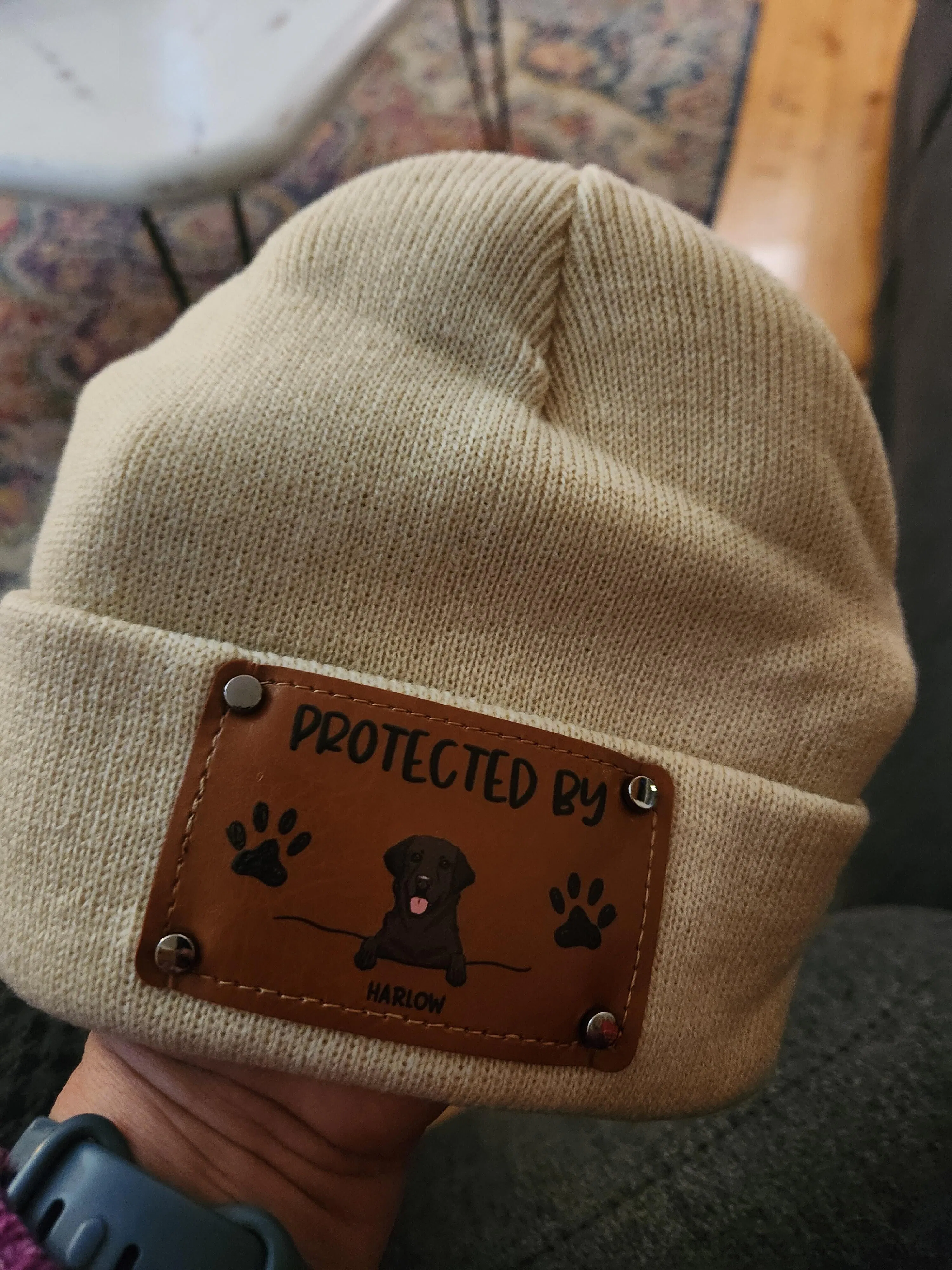 Protected By Dog - Personalized Custom Beanie – PAWSIONATE