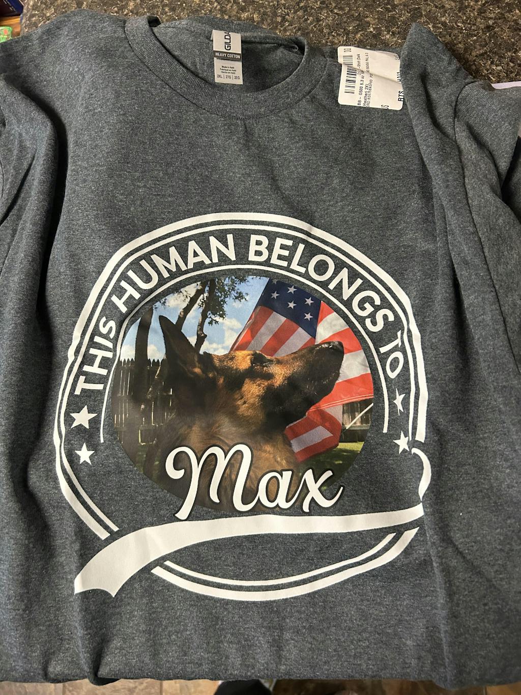 Human Belongs To Dog Version 2 - Personalized Custom Unisex T-shirt ...