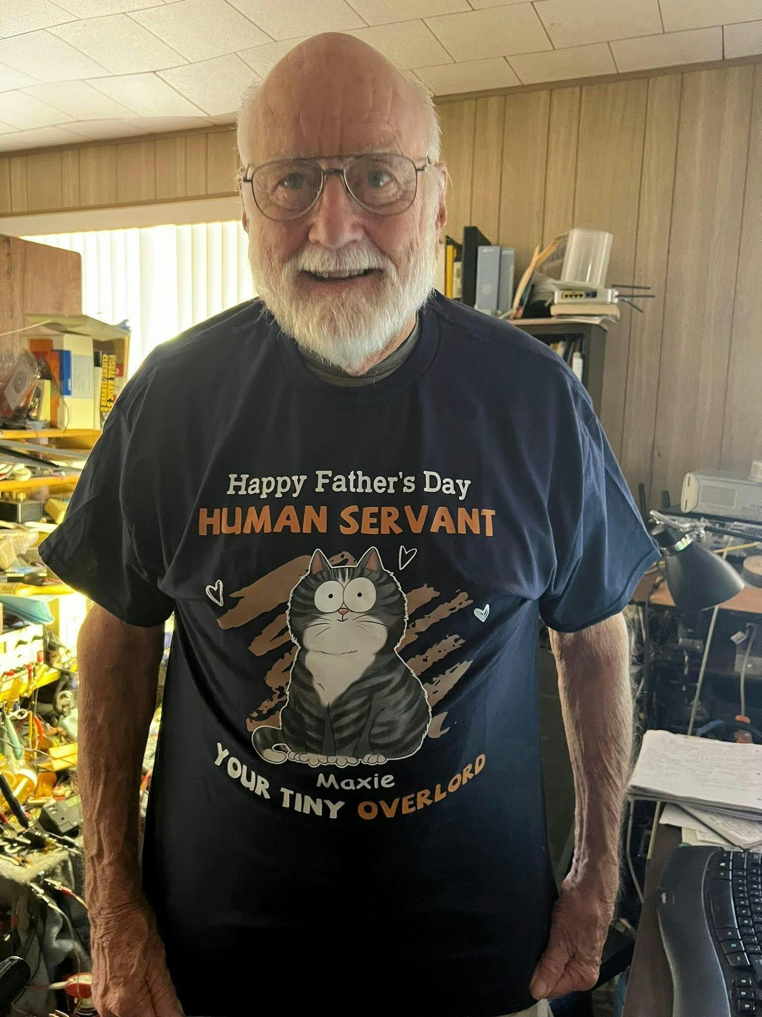 To My Human Servant - Personalized Custom Unisex T-shirt – PAWSIONATE