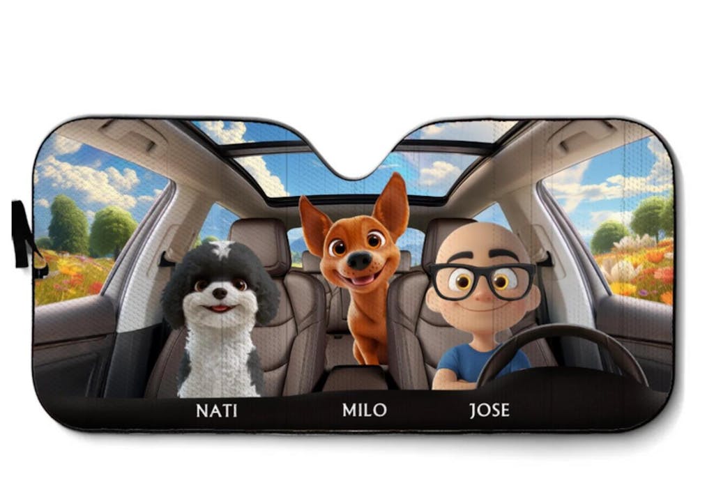 Custom Pet Photo - Personalized Car Sunshade – PAWSIONATE