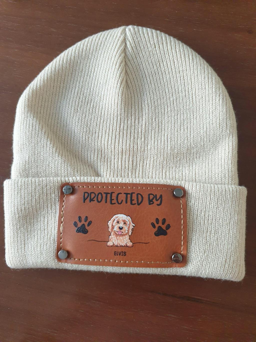 Protected By Dog - Personalized Custom Beanie – Pawsionate