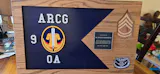 Handcrafted Army Guidon PCS Plaque – PCSgifts.com