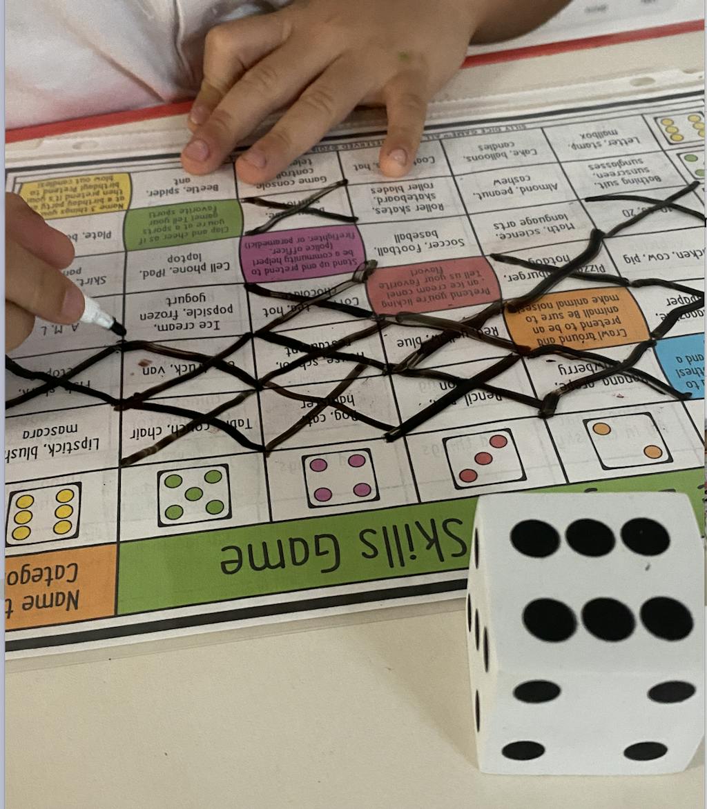 Silly Dice Game for Speech & Language Therapy